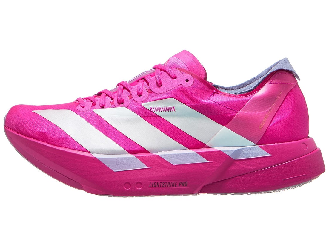 adidas adizero Adios Pro 4 Men's Shoes Shock Pink/Plum - Running ...