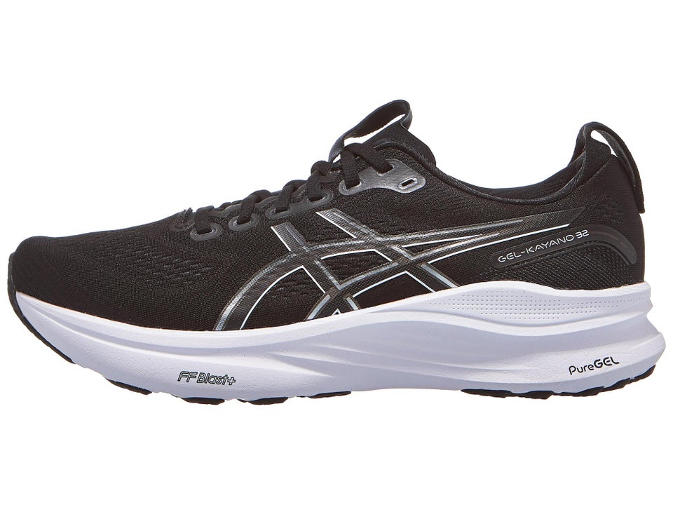 ASICS Gel Kayano 32 Wide Men Shoe Black/White - Running Warehouse Europe